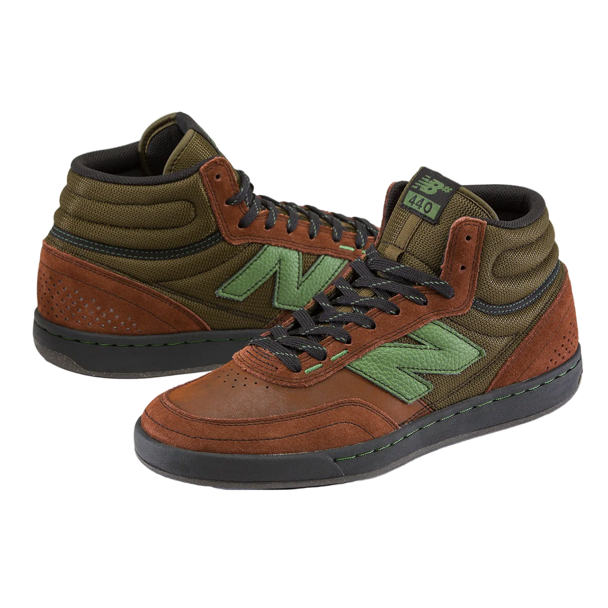 New Balance Numeric 440 High V2 (Rich Oak/Black) – Kinetic / Nocturnal