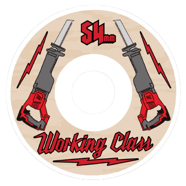 Working Class Wheels "Sawzall" 54mm – Kinetic / Nocturnal